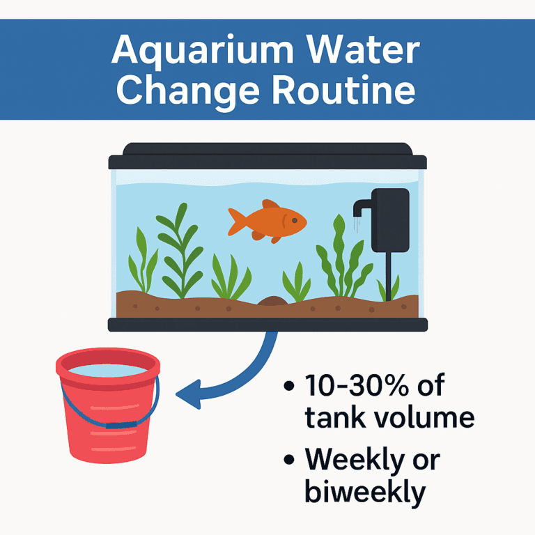 Aquarium Water Change Routine – Best Practices by Tank Type & Size