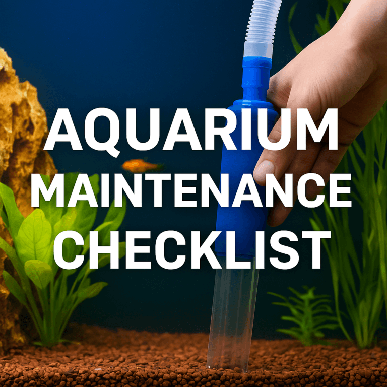 Tank Maintenance Checklist: Weekly, Monthly And Seasonal